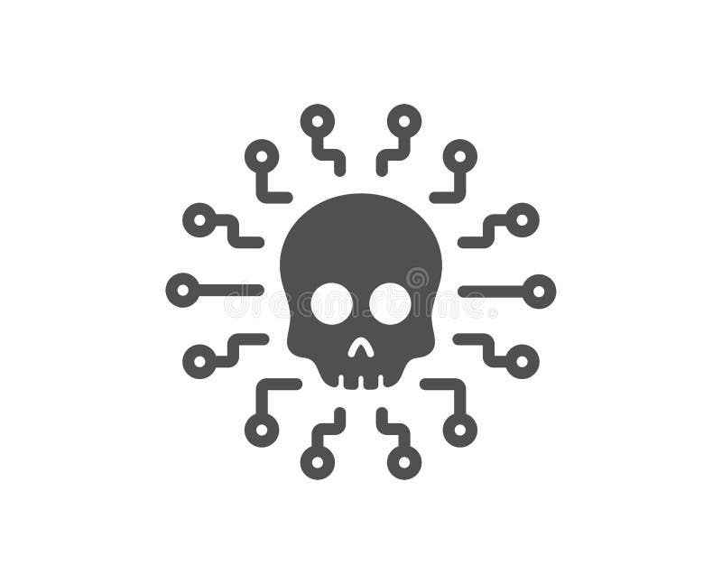 Cyber Attack Icon. Ransomware Threat Sign. Vector Stock Vector ...