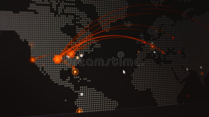 Cyber Attack Map. Professional Team of Cyber Security Specialists ...