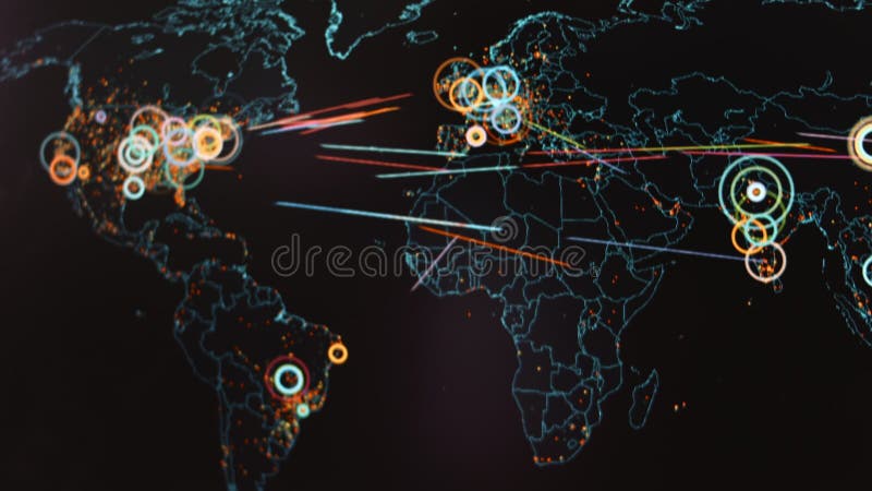 Cyber Attack Map. Professional Team of Cyber Security Specialists ...