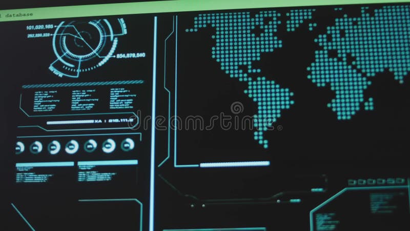 Cyber Attack In Process With Hacker Using Computer Hacking Concept Stock Video Video Of