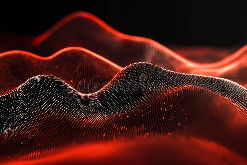 Cyber Big Data Flow. Blockchain Data Fields. Network Line Connect Stream Stock Illustration ...