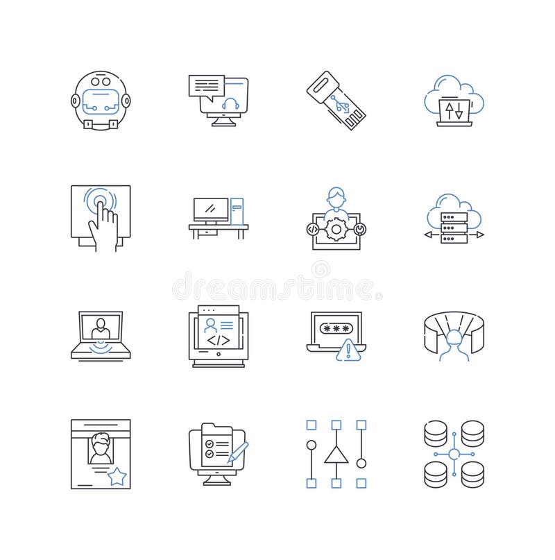 Cyber Bright Line Icons Collection. Security, Privacy, Cybercrime ... Cyber Bright Line Icons Collection. Security, Privacy, Cybercrime ...