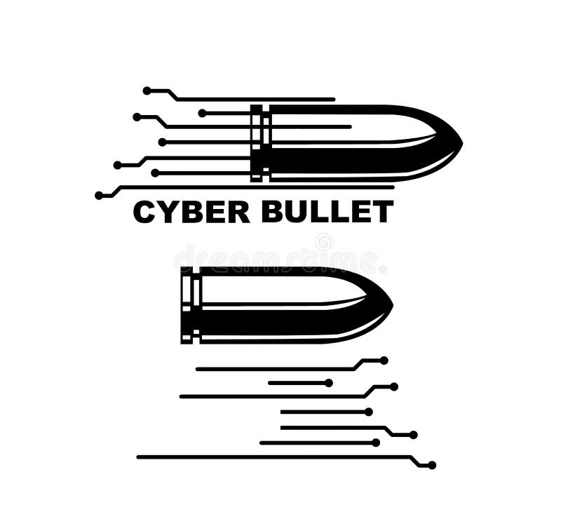 Cyber bullet stock photo. Image of chip, hacking, crime - 148392000