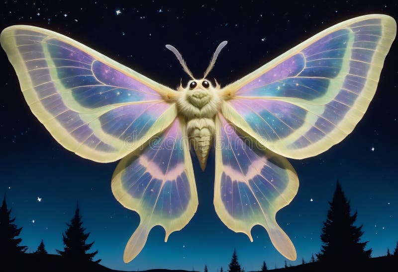 Cyber Butterfly on Vintage Background Stock Illustration - Illustration ...