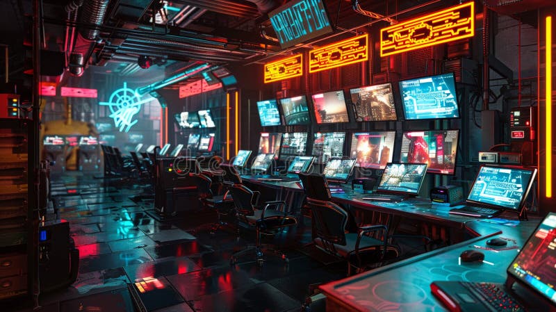 Cyber Cafe Stock Illustrations – 976 Cyber Cafe Stock Illustrations ...