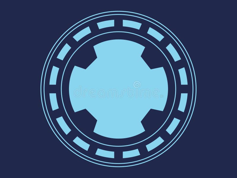 Cyber Center Abstract Circle Shape Futuristic Modern Techno Concept ...