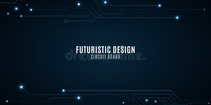 Cyber Computer Circuit Background. Hi-tech Design. Circuit Board ...