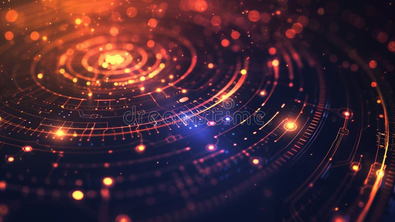 Cyber Connectivity. Digital Network Connection Concept Stock ...