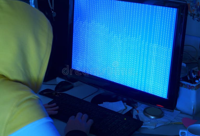 Cyber Crime,hacker, Cyber Attack Concept Stock Image - Image of trajan ...
