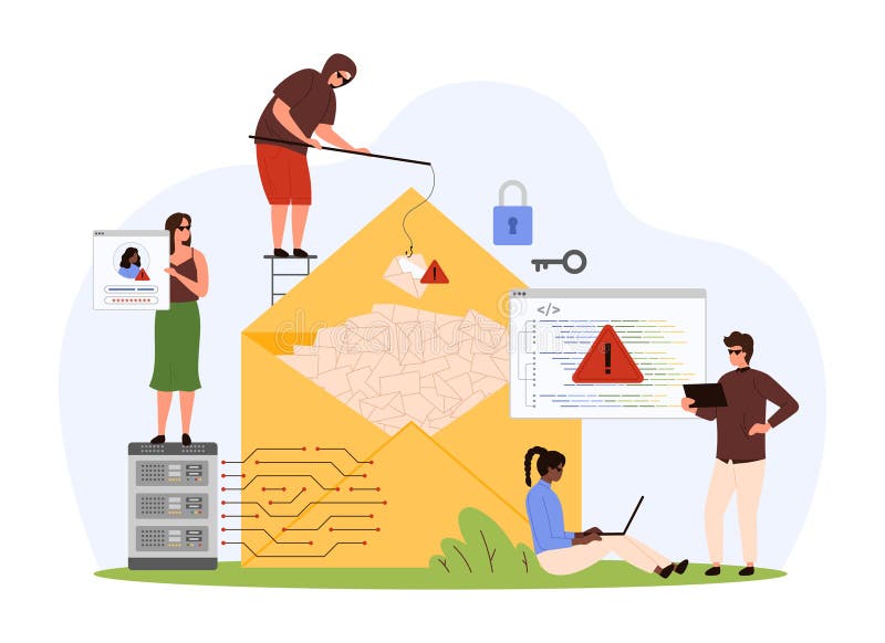 Cyber Crime, Hacker Virus Attack on Code, Phishing and Malicious ...