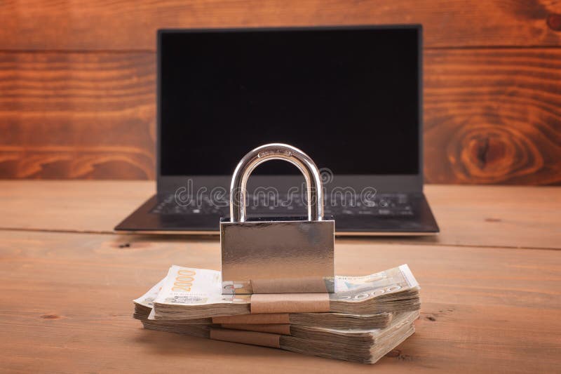 Computer Ransomware Encryption Stock Photo - Image of access, data ...