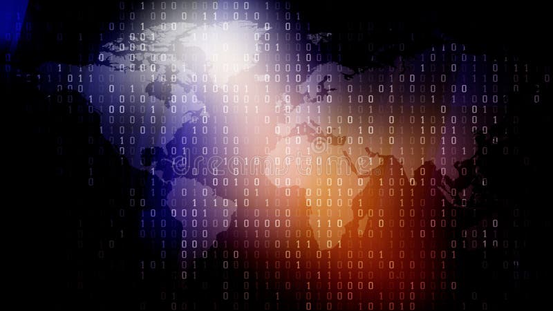 Global Network Secured Through Binary Code And Encryption Exploring Cyber Security And Data