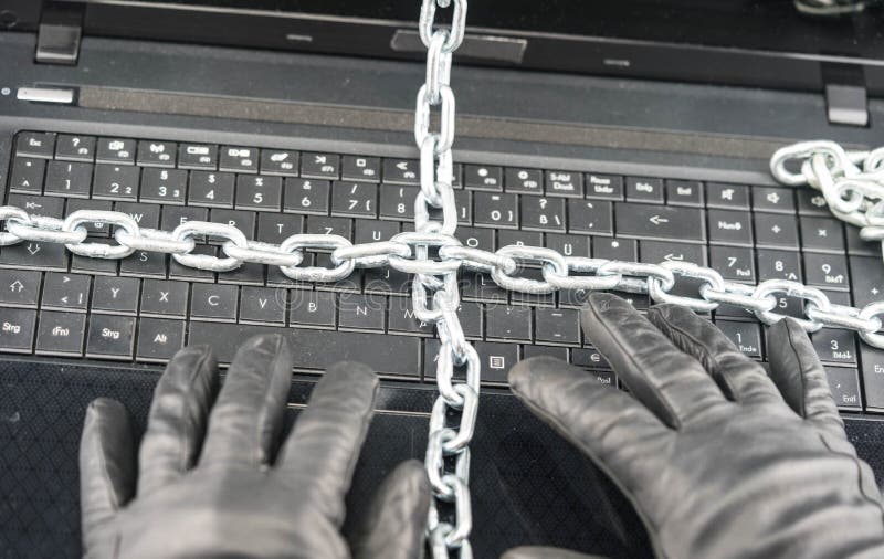 System has been hacked stock photo. Image of crime, glove - 236601748