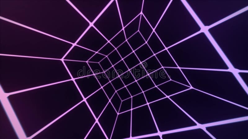 Cyber Cube Grid Graphic Template Animation Loop Stock Video - Video of ...