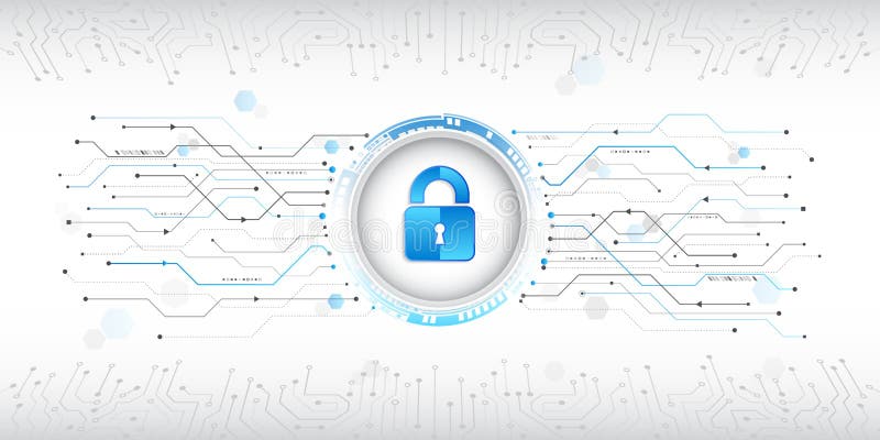 Data Security System, Information or Network Protection. Cyber Security and Data Protection ...