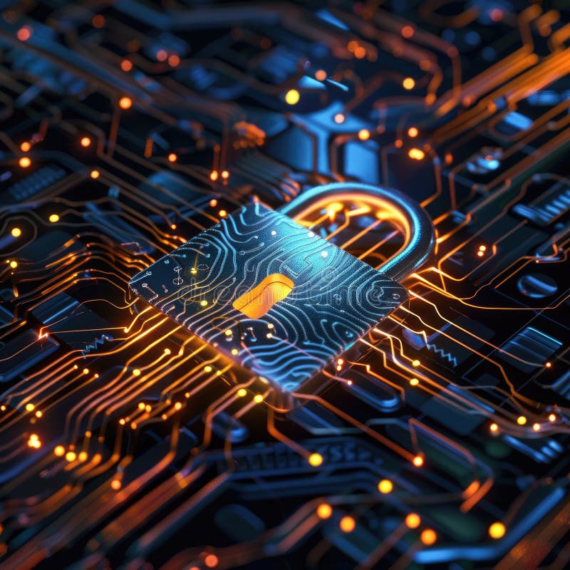 Cyber Defense, Encrypted Protection: Secure Access, Fingerprint Scan ...