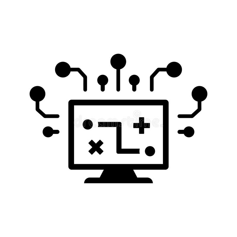 Technology, Digitization Icon Stock Illustration - Illustration of ... Technology, Digitization Icon Stock Illustration - Illustration of ...