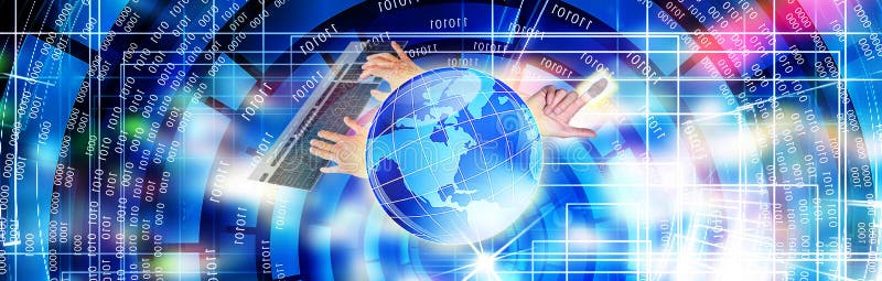 It Cyber Technology.cyberspace Stock Image - Image of connected, planet ...
