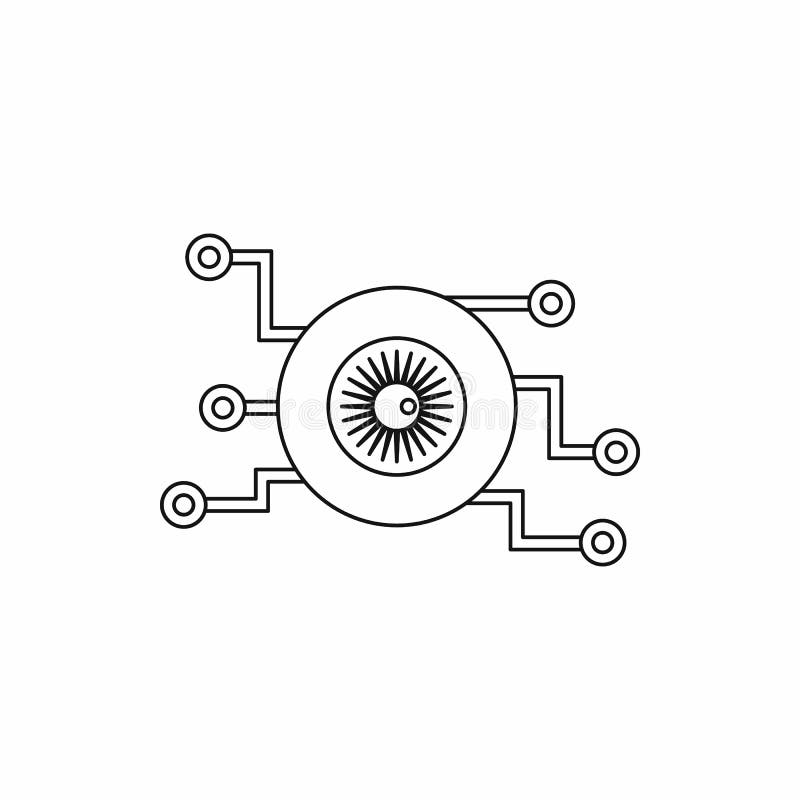 Cyber Eye Symbol Icon Stock Illustrations – 6,105 Cyber Eye Symbol Icon ...