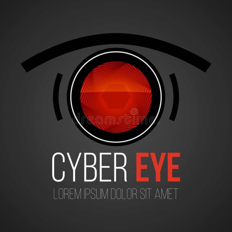 Cyber Eye Symbol Icon. Vector Illustration , Logo Template Stock Vector ...