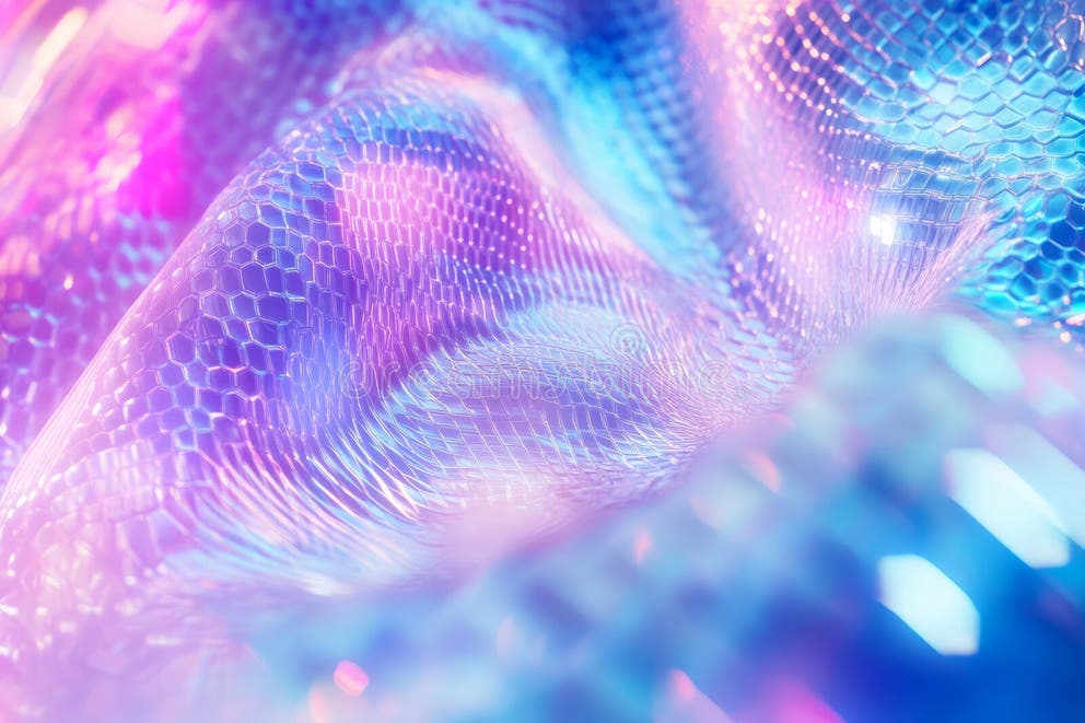 A Cyber-fantasy 3D Background Where Hexagonal Patterns Shift and ...