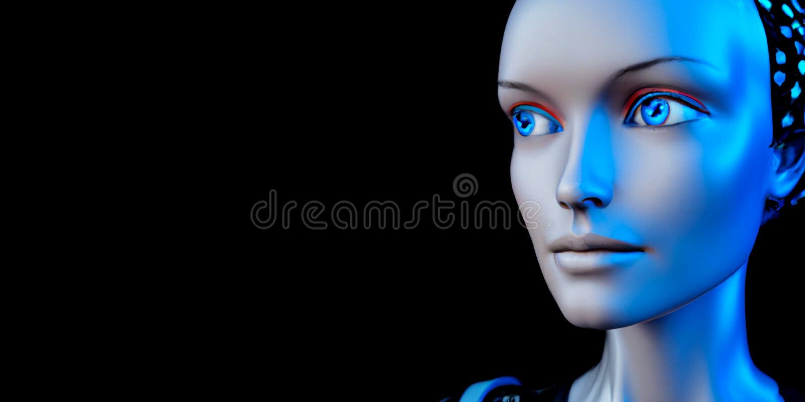 Cyber Girl Humanoid Robot with Artificial Intelligence – Digital 3D ... Cyber Girl Humanoid Robot with Artificial Intelligence – Digital 3D ...