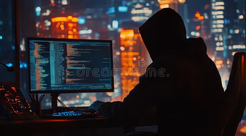 A Cyber Hacker Manipulated Data at Night, Affecting Security and System ...