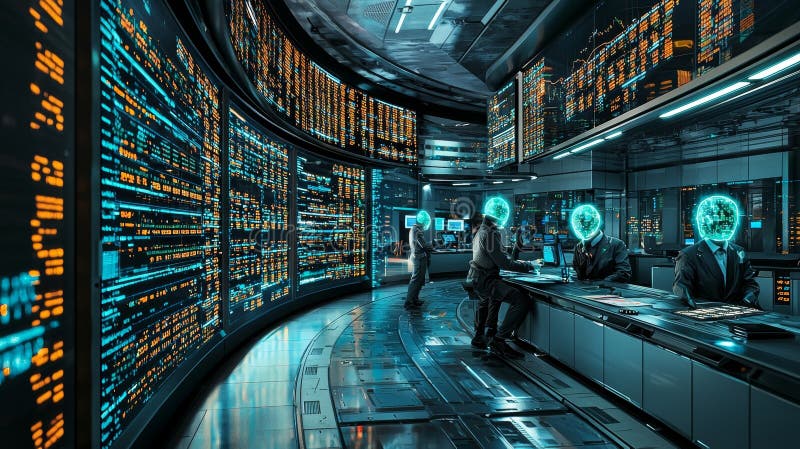 Cyber HQ stock illustration. Illustration of data, control - 335078649