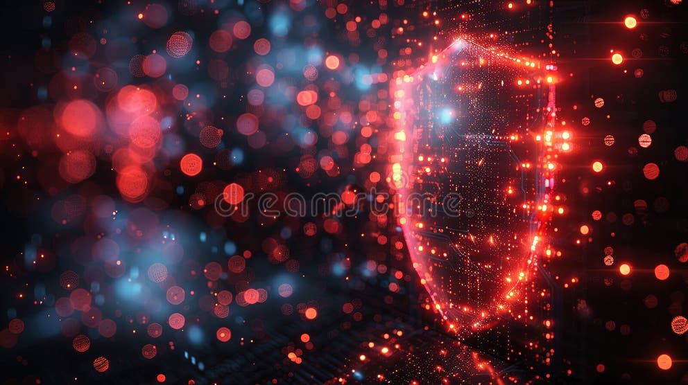 Cyber And Information Network Security Technologies And System Concept Of Data Flow With