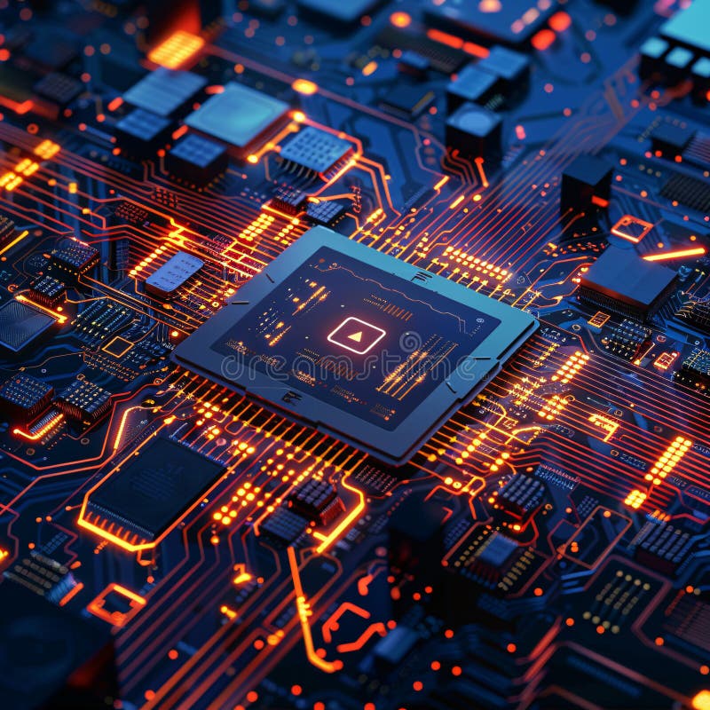 Cyber Intelligence Concept Showing AI Security Measures in Digital ...