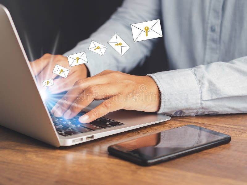 Cyber Internet Security Technologies and Data Encryption. Stock Photo ...