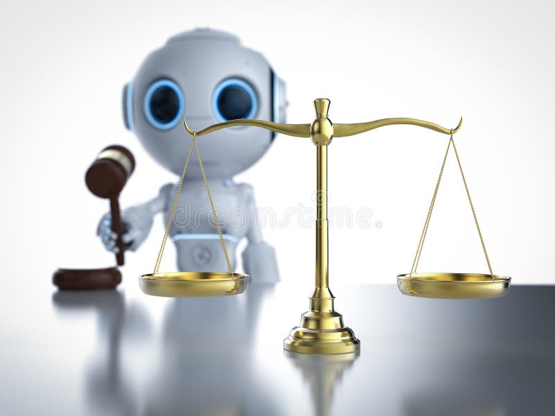 Cyber Law or Internet Law Concept Stock Illustration - Illustration of ...
