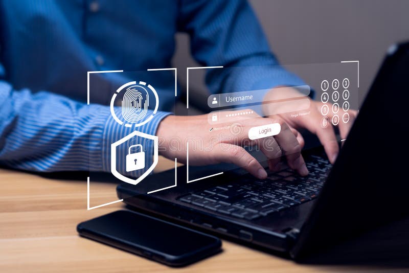 Cyber Login and Password Concept with a Smartphone. Data Protection and ...