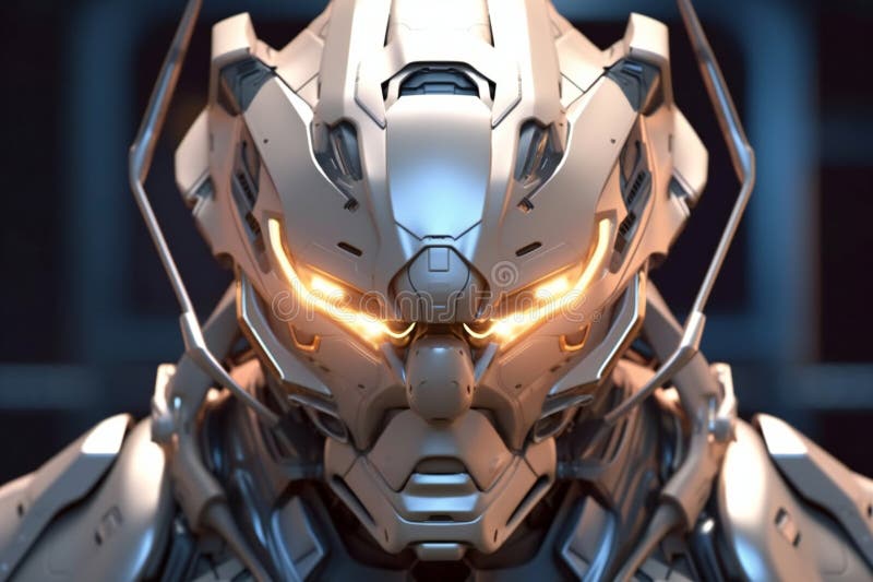 Cyber Man in Virtual Space, High Resolution Stock Illustration ...