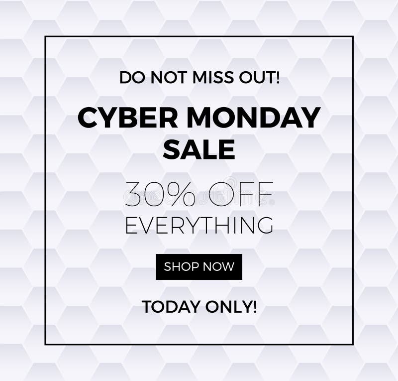 Cyber Monday Concept Design for Banner, Flyer and Advertisement Stock ...