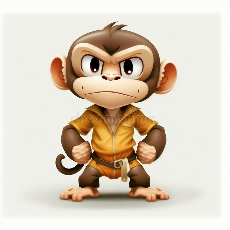 Cyber Monkey stock illustration. Illustration of doll - 267890041