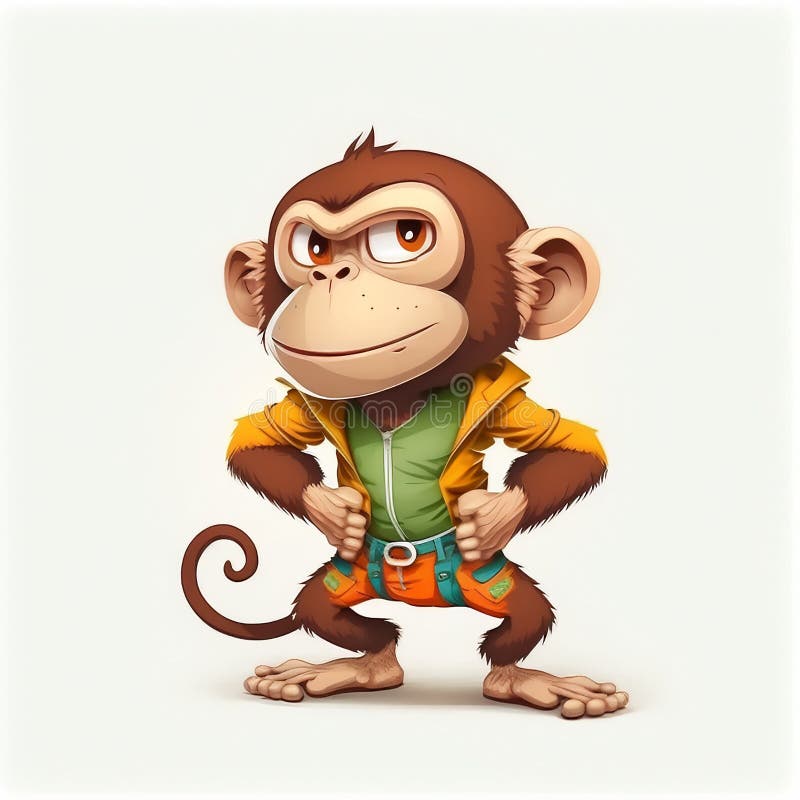 Cyber Monkey stock illustration. Illustration of figurine - 267890050