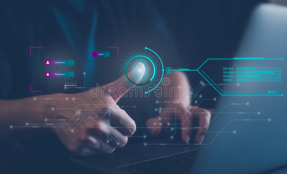 Cyber Network Security Fingerprint Scanning and Biometric ...