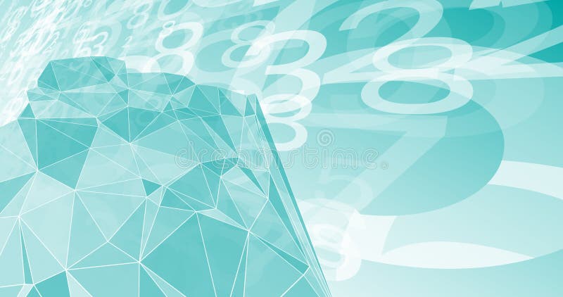 Cyber Numbers Background, Computer Science Algorithm Stock Vector ...