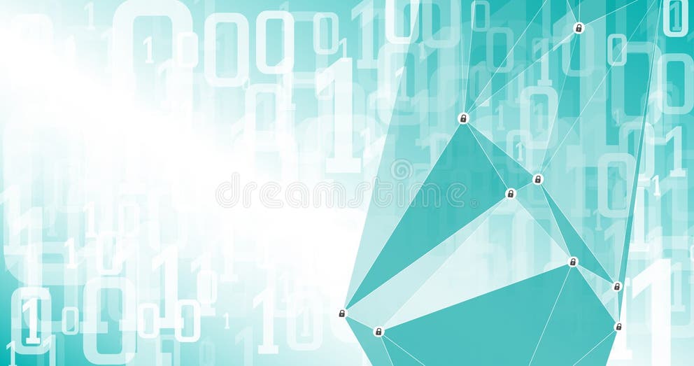 Cyber Numbers Technology Communication Concept Stock Vector ...