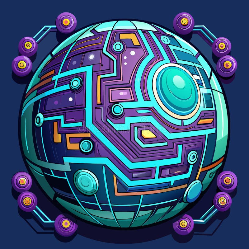 Cyber Orb Circuit Flow Stock Photos - Free & Royalty-Free Stock Photos ...