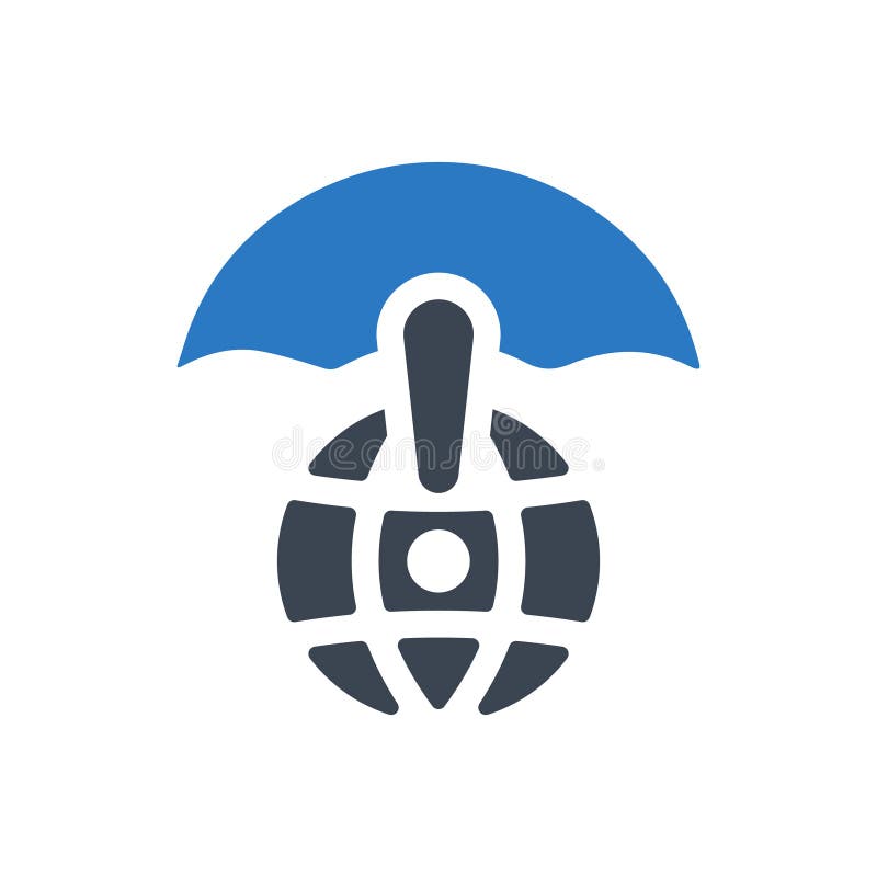 Cyber Risk Icon. Monochrome Simple Cybercrime Icon for Templates, Web ...