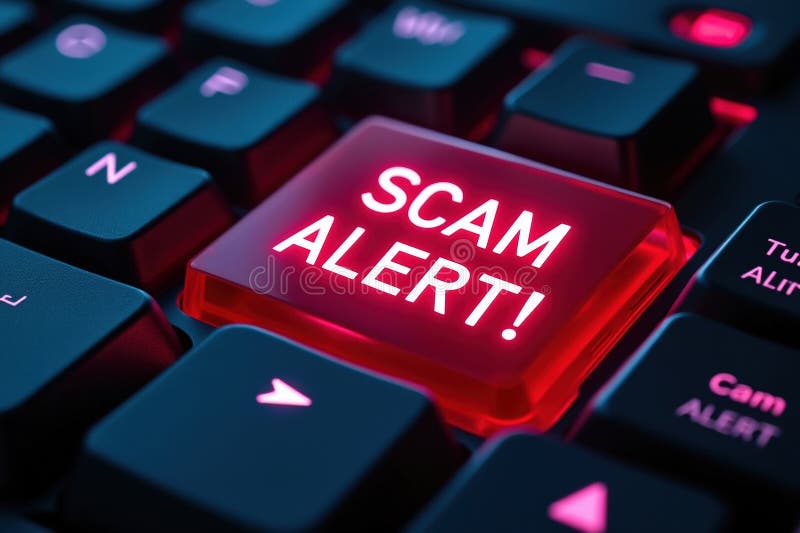 Button Highlighting Online Fraud Stock Illustrations – 6 Button ...