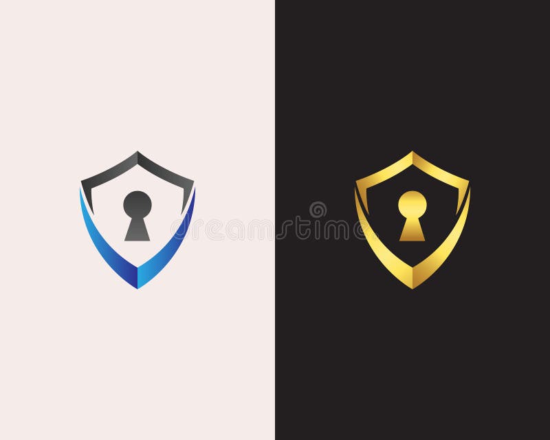 Cyber Secure, Security Icon Logo Design. Stock Vector - Illustration of ...