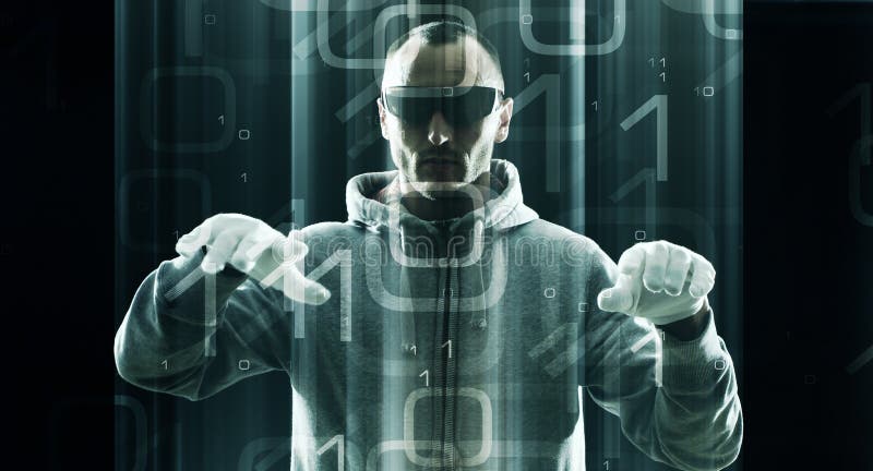 Cyber Security, Admin Protect Company Network Stock Photo - Image of ...