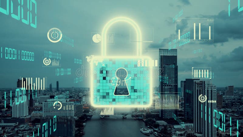 Cyber Security and Alteration Data Protection on Digital Platform Stock ...