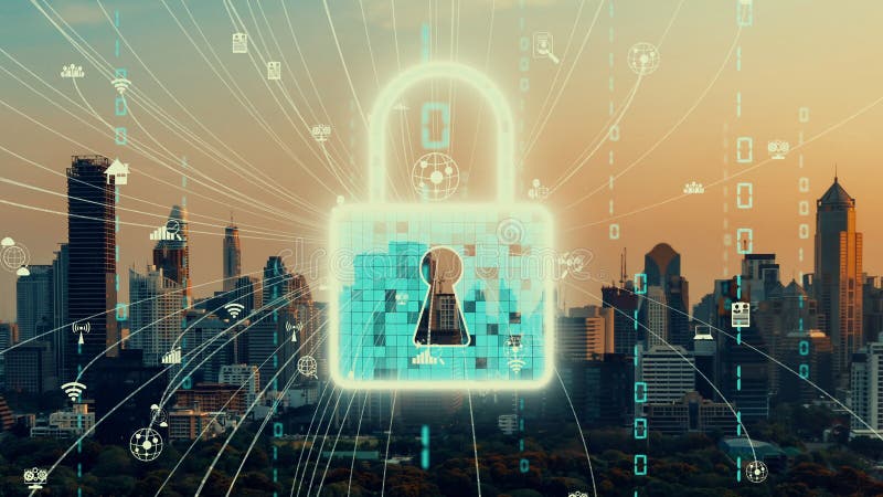 Cyber Security and Alteration Data Protection on Digital Platform Stock ...