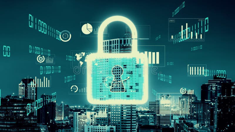 Cyber Security and Alteration Data Protection on Digital Platform Stock ...