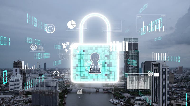 Cyber Security and Alteration Data Protection on Digital Platform Stock ...