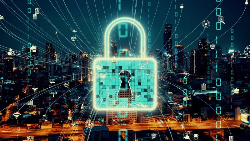 Cyber Security and Alteration Data Protection on Digital Platform Stock ...